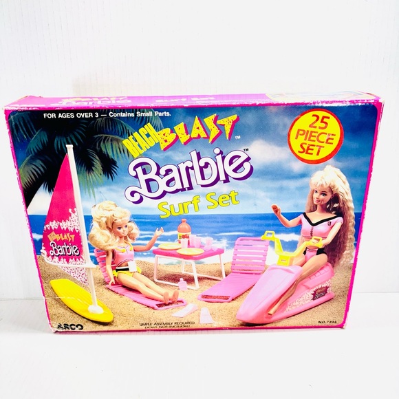 Barbie | Toys | Arco Mattel Barbie Beach Blast Barbie Surf Set 7394 ...